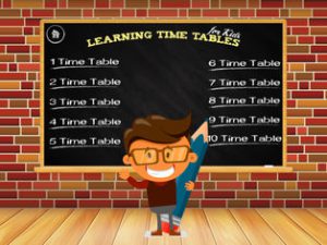 Math Time Tables App For Kids - Multiplication Table App