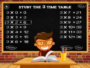 Math Time Tables App For Kids - Multiplication Table App