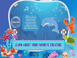 Sea Animal Game For Kids App - Learn Sea Animals Games