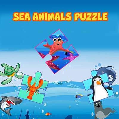 Online Sea Animal Puzzle Game For Kids - The Learning Apps