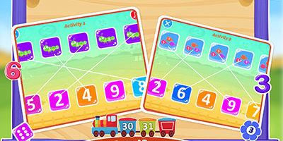 Missing Number Matching Printables for Kids - Learn about Numbers