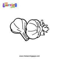 Download Free Printable Garlic Coloring Worksheet For Kids
