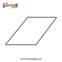 Download Printable Parallelogram Coloring Worksheet for Kids