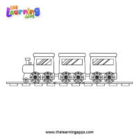 Download our free printable Train Worksheet for kids
