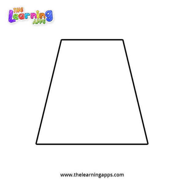 Download Free Printable Trapezoid Coloring Worksheet for Kids