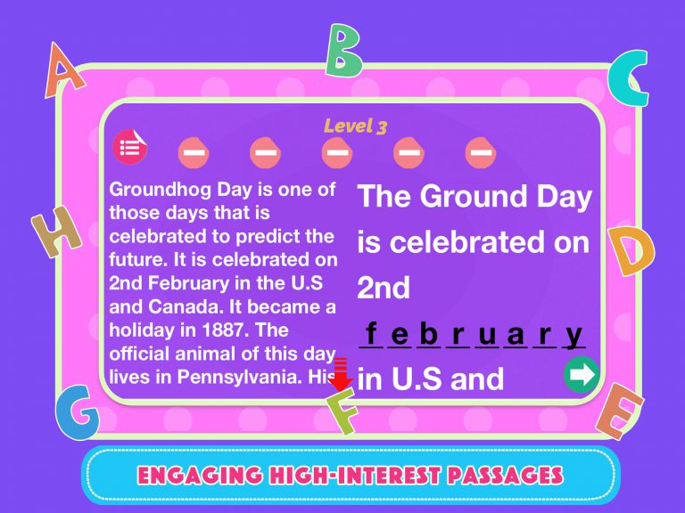 Reading Comprehension for Grade 1,2,3 App