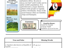 Free Printable Details About Countries Worksheets.