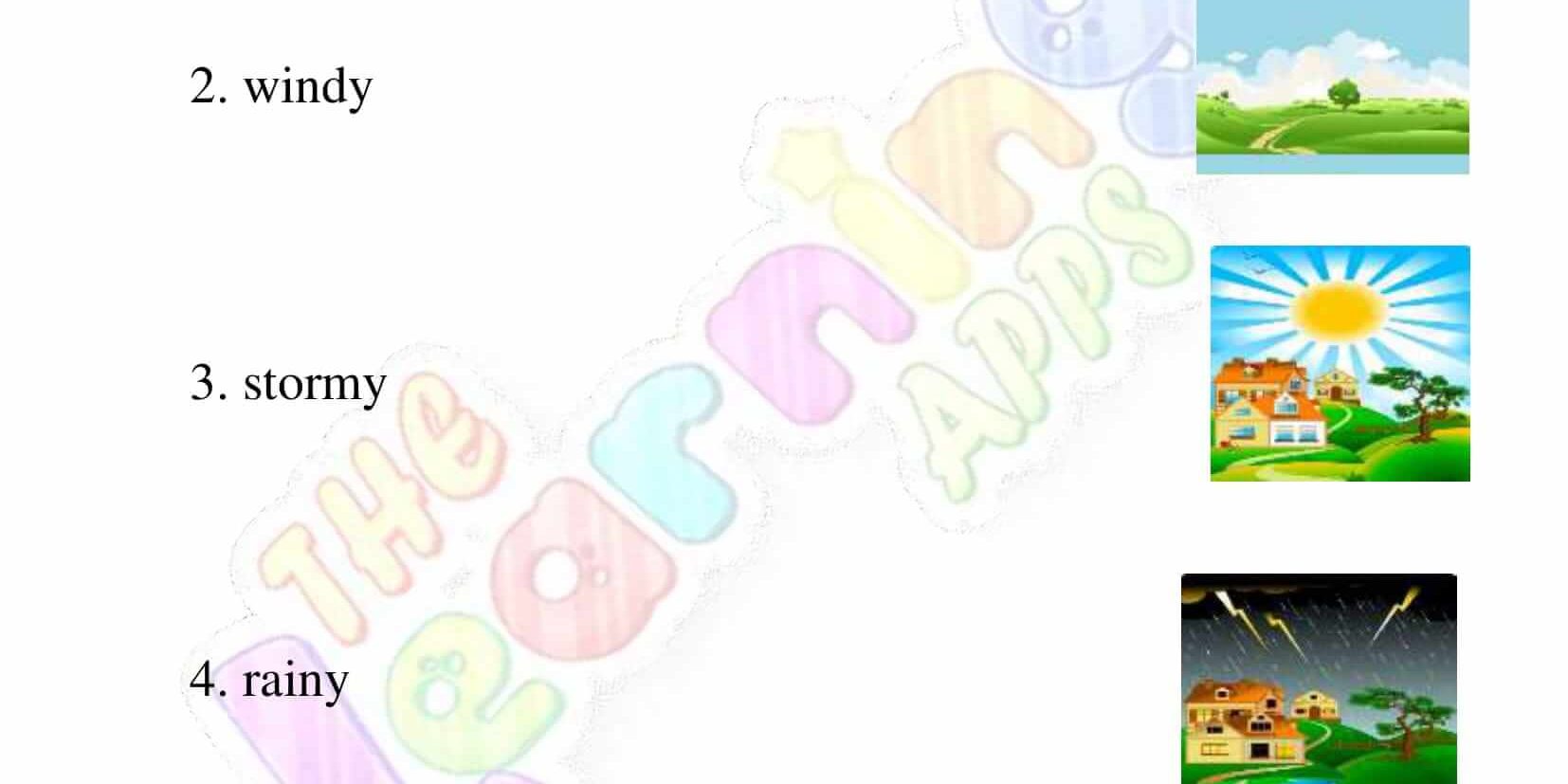 Printable Weather and Seasons Grade 3 worksheets for kids