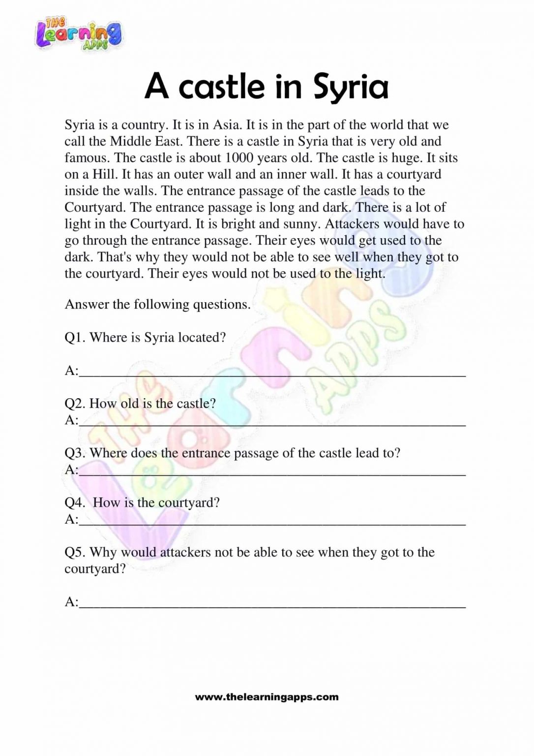 Free Non Fiction Reading Passages Worksheets for Grade 1
