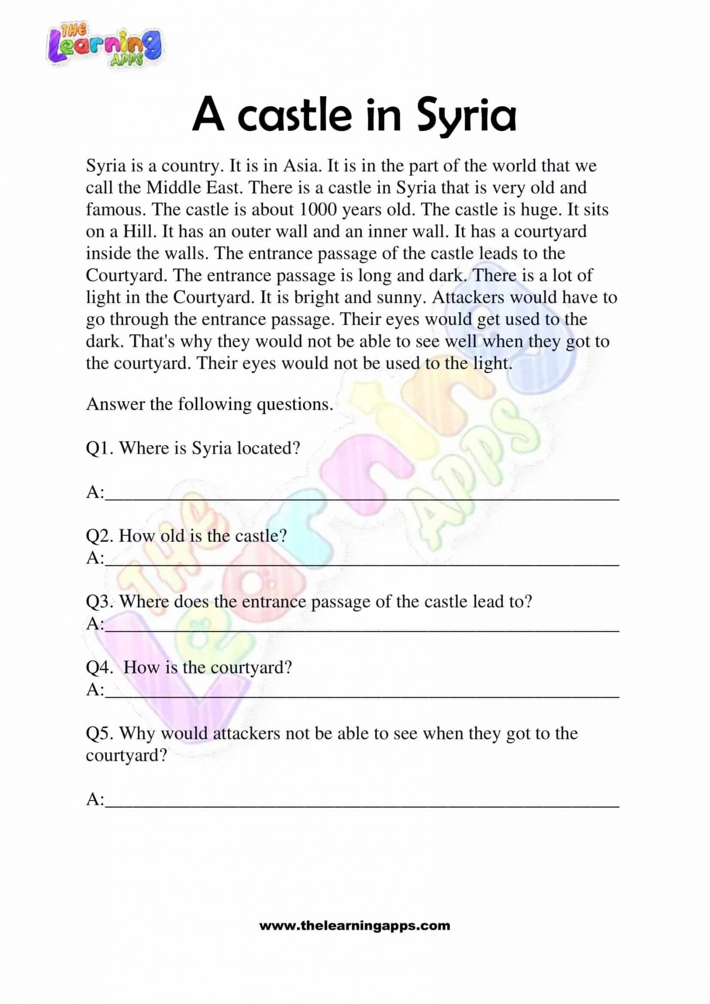 Free Non Fiction Reading Passages Worksheets for Grade 1