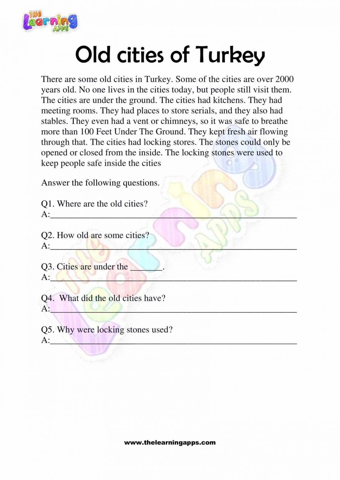 Free Non Fiction Reading Passages Worksheets for Grade 1