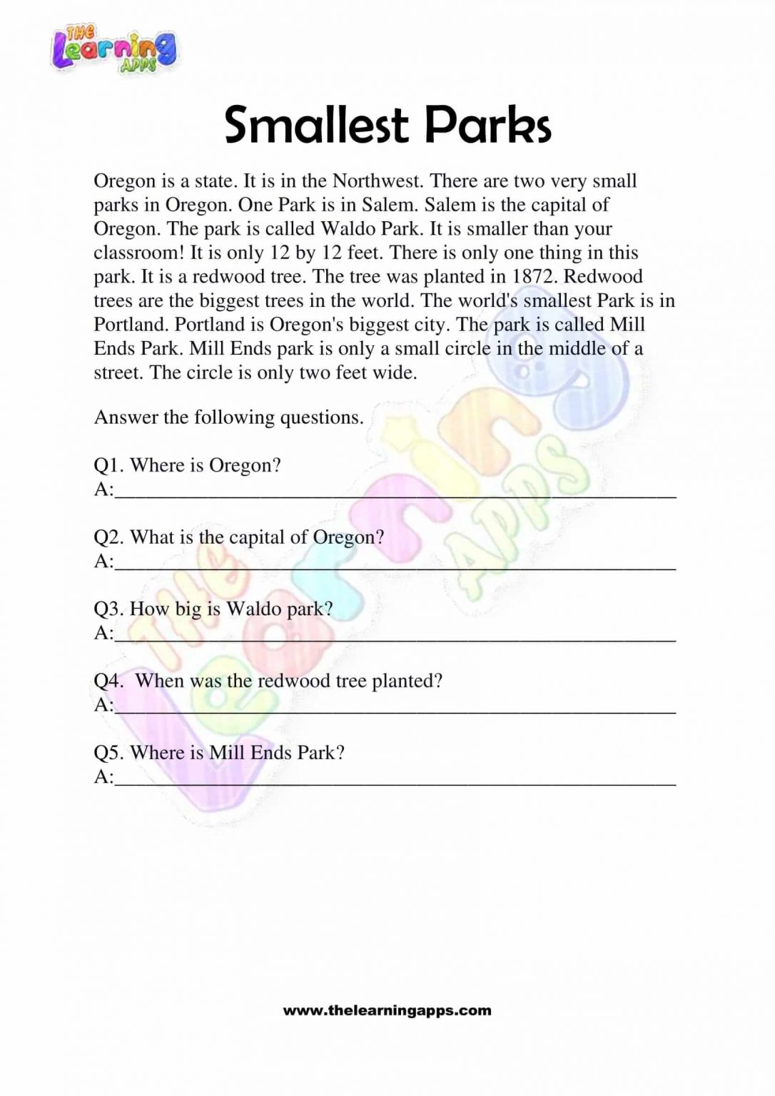 Free Non Fiction Reading Passages Worksheets for Grade 1