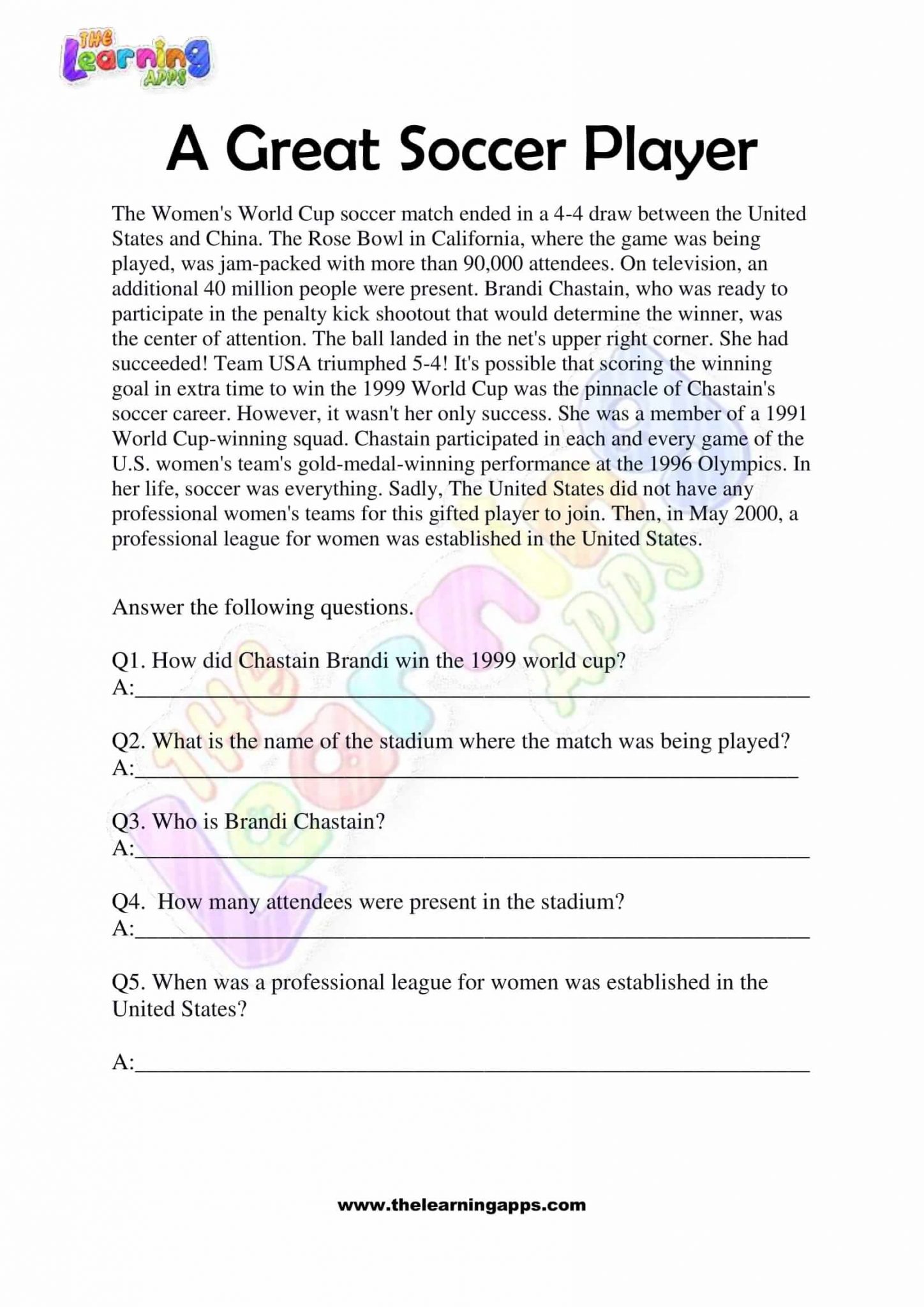 Free Non Fiction Reading Passages Worksheets for Grade 3