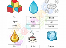 Download Printable States of Matter Worksheets for Grade 3