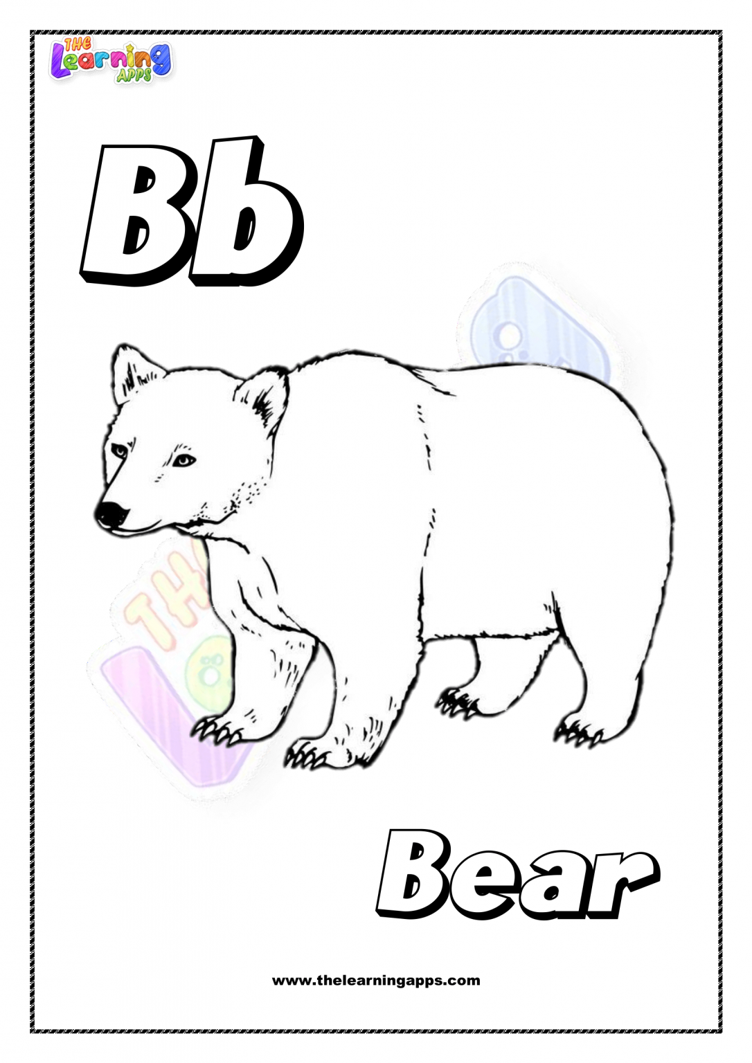 Try our free printable Animal ABC Worksheet B for kids