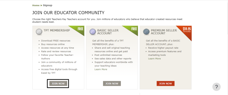 How to Create a TpT Account as a Member
