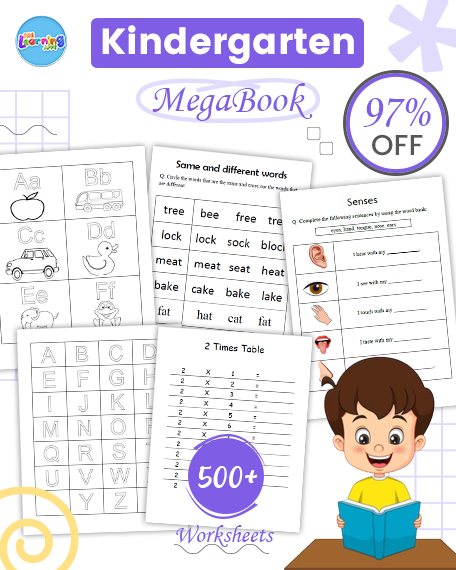 Printable Kindergarten Coloring Worksheets – The Learning Apps