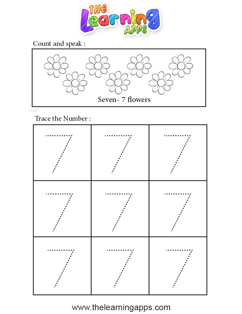 Free Number Tracing Worksheets for Kids and Preschoolers