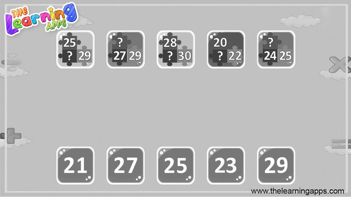 Missing Number Matching Printables for Kids - Learn about Numbers
