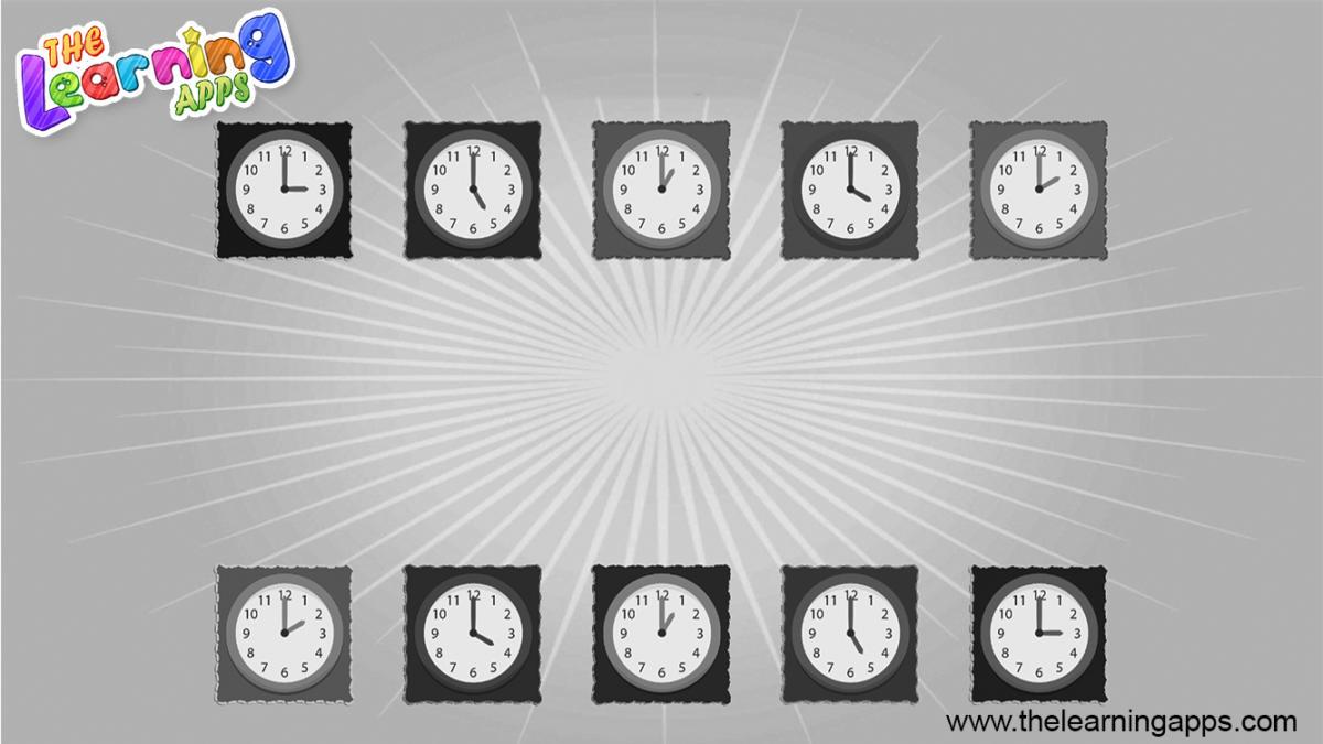 Time Matching Printables for Kids - Teach your children how to Read Time