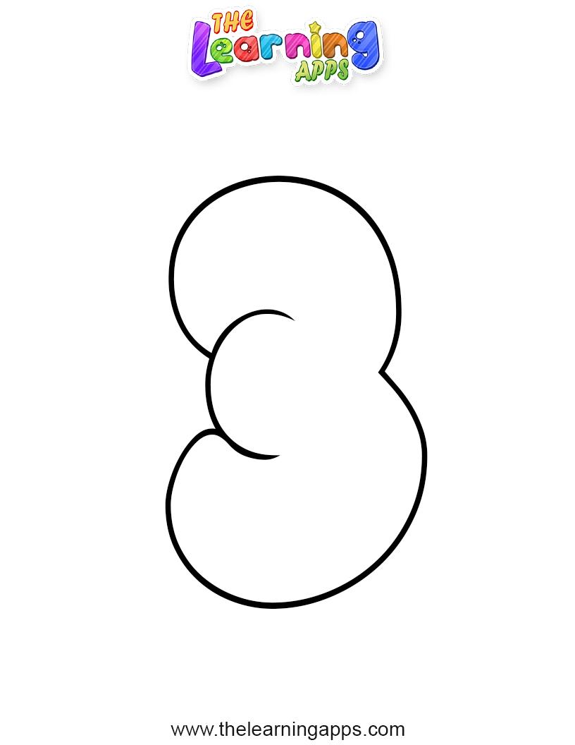 Printable Bubble Numbers for Kids - Bubble Numbers Printable