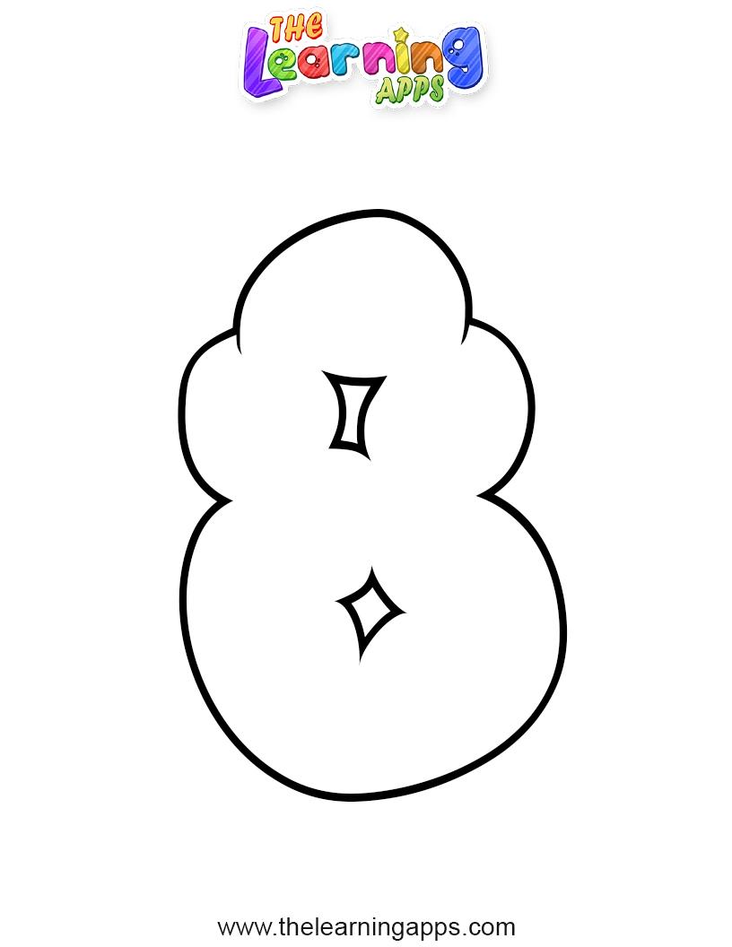 Printable Bubble Numbers for Kids - Bubble Numbers Printable