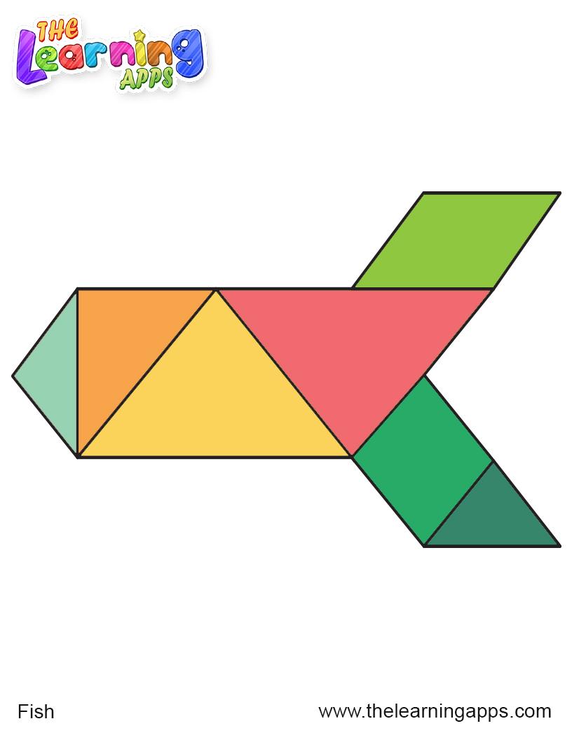 Free Tangram Fish Printables and Worksheets for Kids