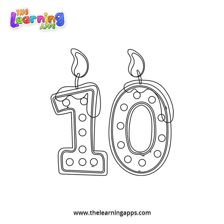Free Printable Number Coloring Pages For Kids