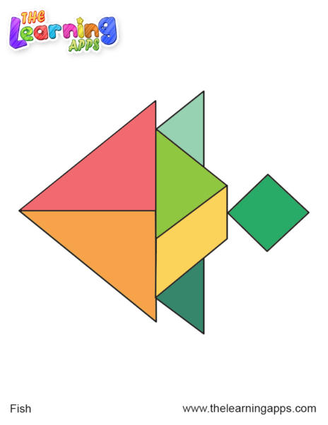Free Tangram Fish Printables and Worksheets for Kids