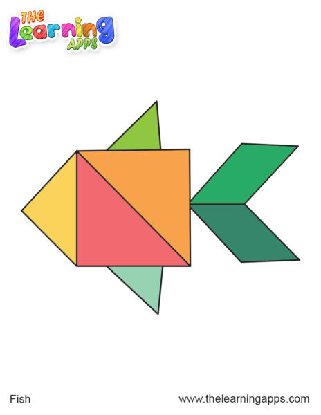 Free Tangram Fish Printables and Worksheets for Kids