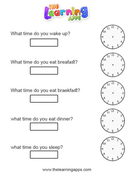 Telling Time Worksheets for Kids - Time Telling Worksheets